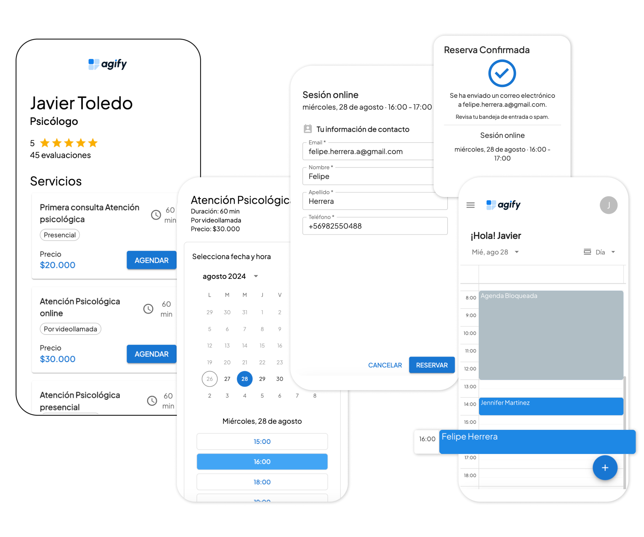 agify - Agenda tu Hora | Sistema de Agendamiento Online